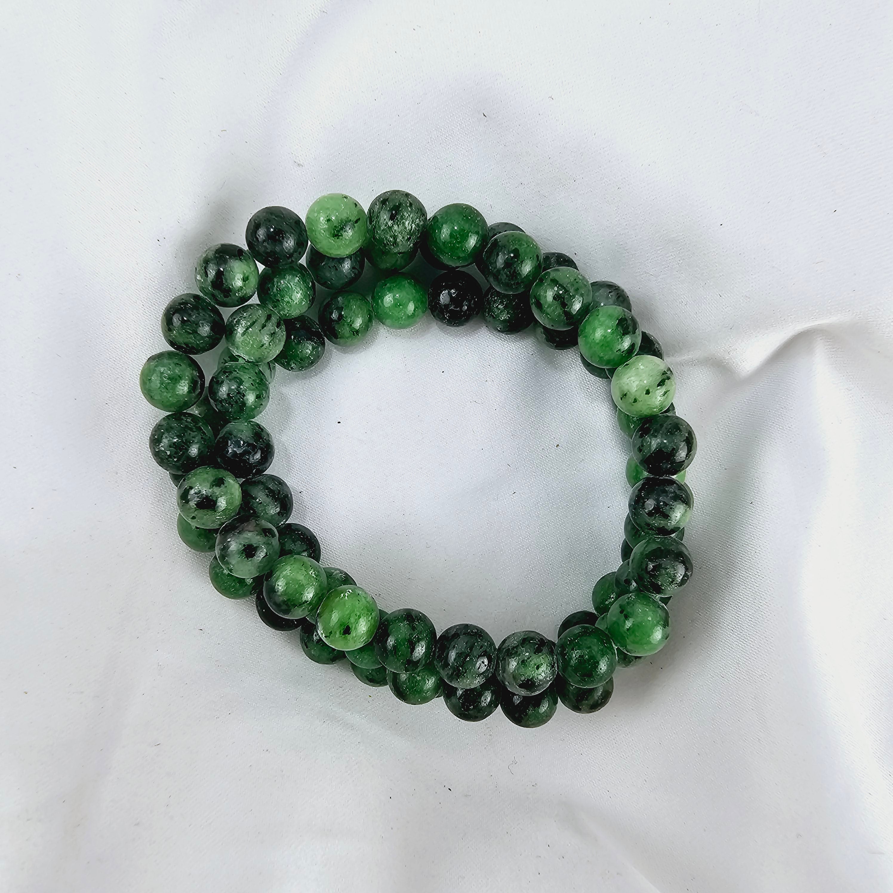 Ruby Zoisite Bracelet - 8mm – Pure Lightness
