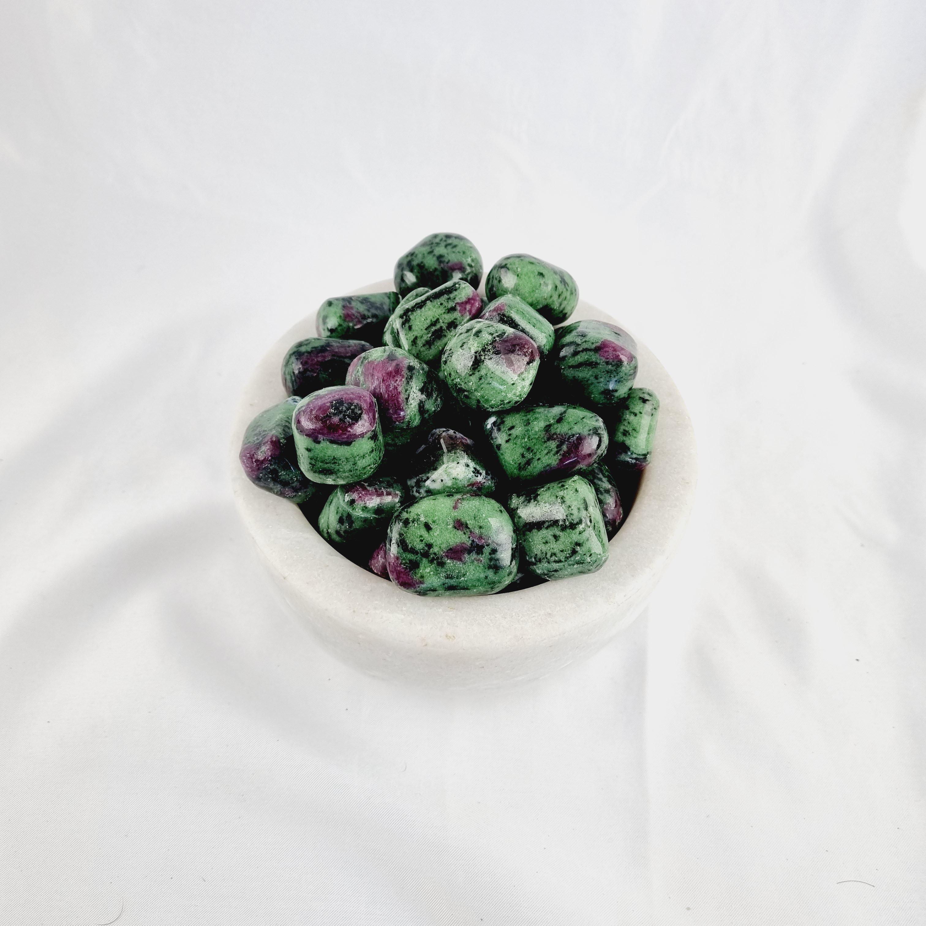 Ruby Zoisite Large Tumbleds – Pure Lightness