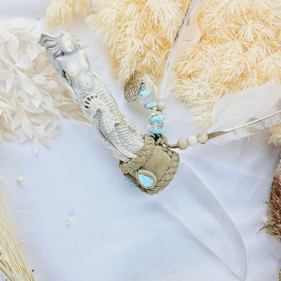 Crystal Mermaids, Carved Crystal Mermaid Pendants, Mermaid Shaped ...