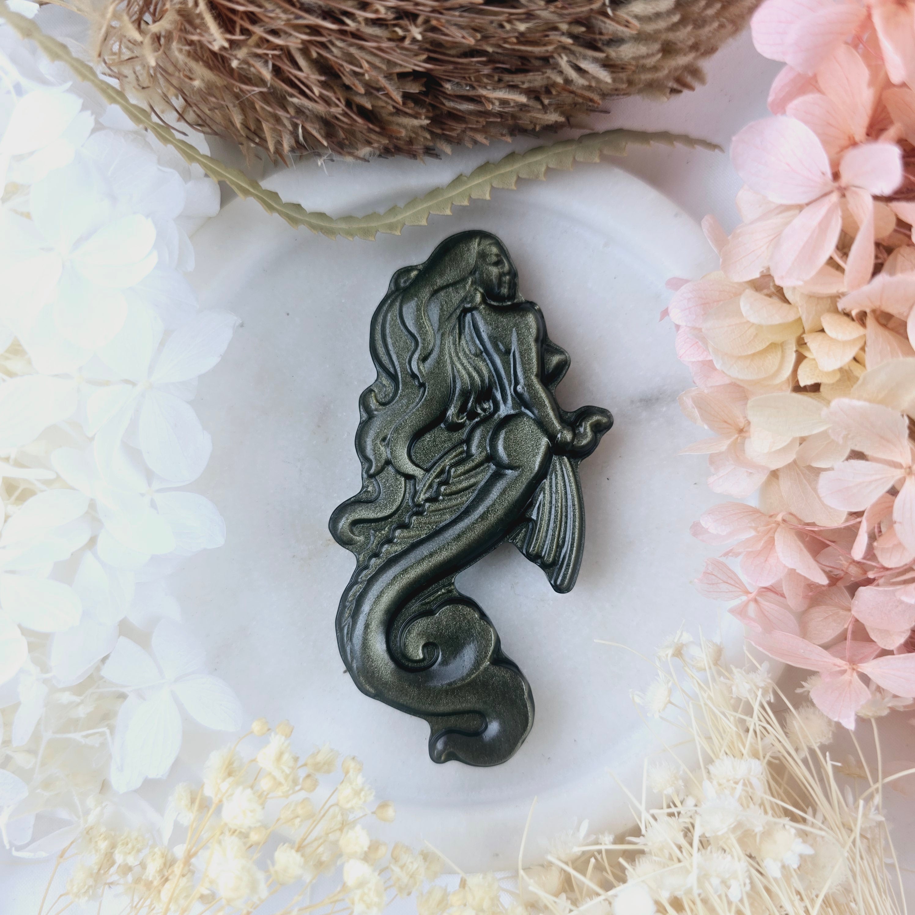 Gold Sheen Obsidian Mermaid – Pure Lightness